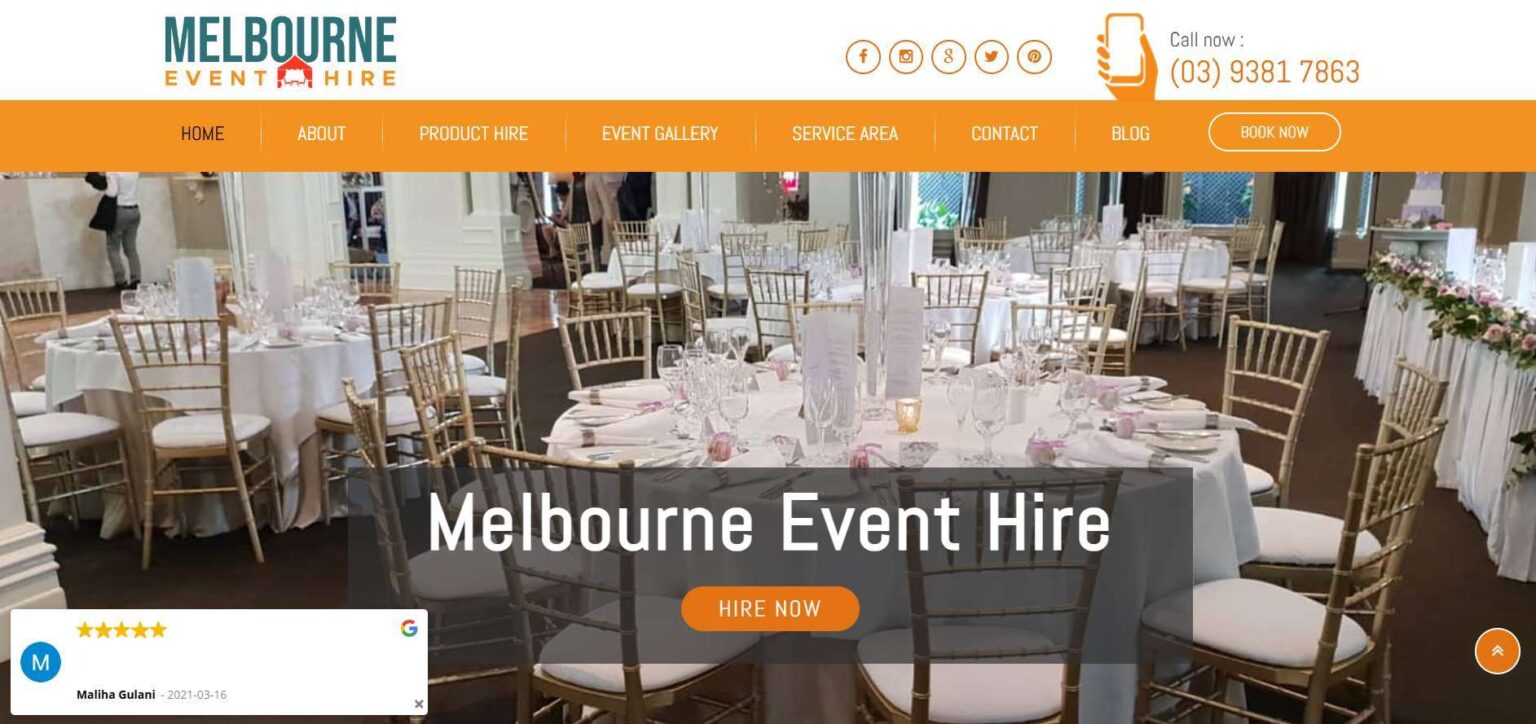 Top 30 Tables And Chairs For Hire In Melbourne, Victoria
